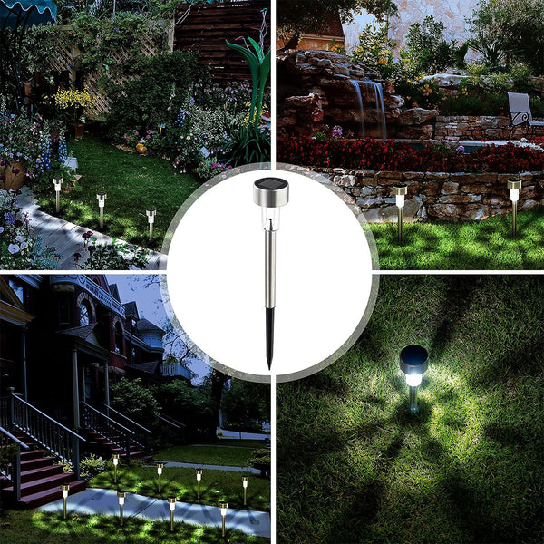 Solpex Stainless Steel Solar Outdoor Lights Set – solpex